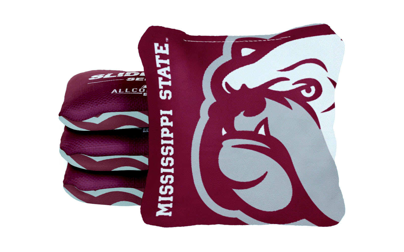 Officially Licensed Collegiate Cornhole Bags - AllCornhole Slide Rite ...