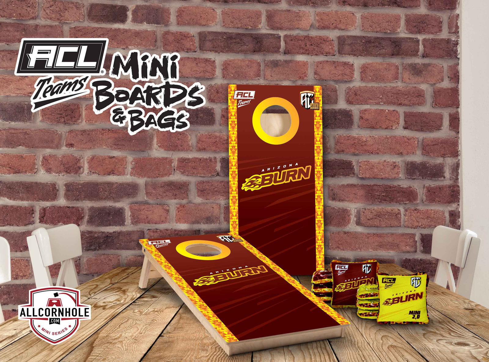 ACL Teams MINI Boards | American Cornhole League